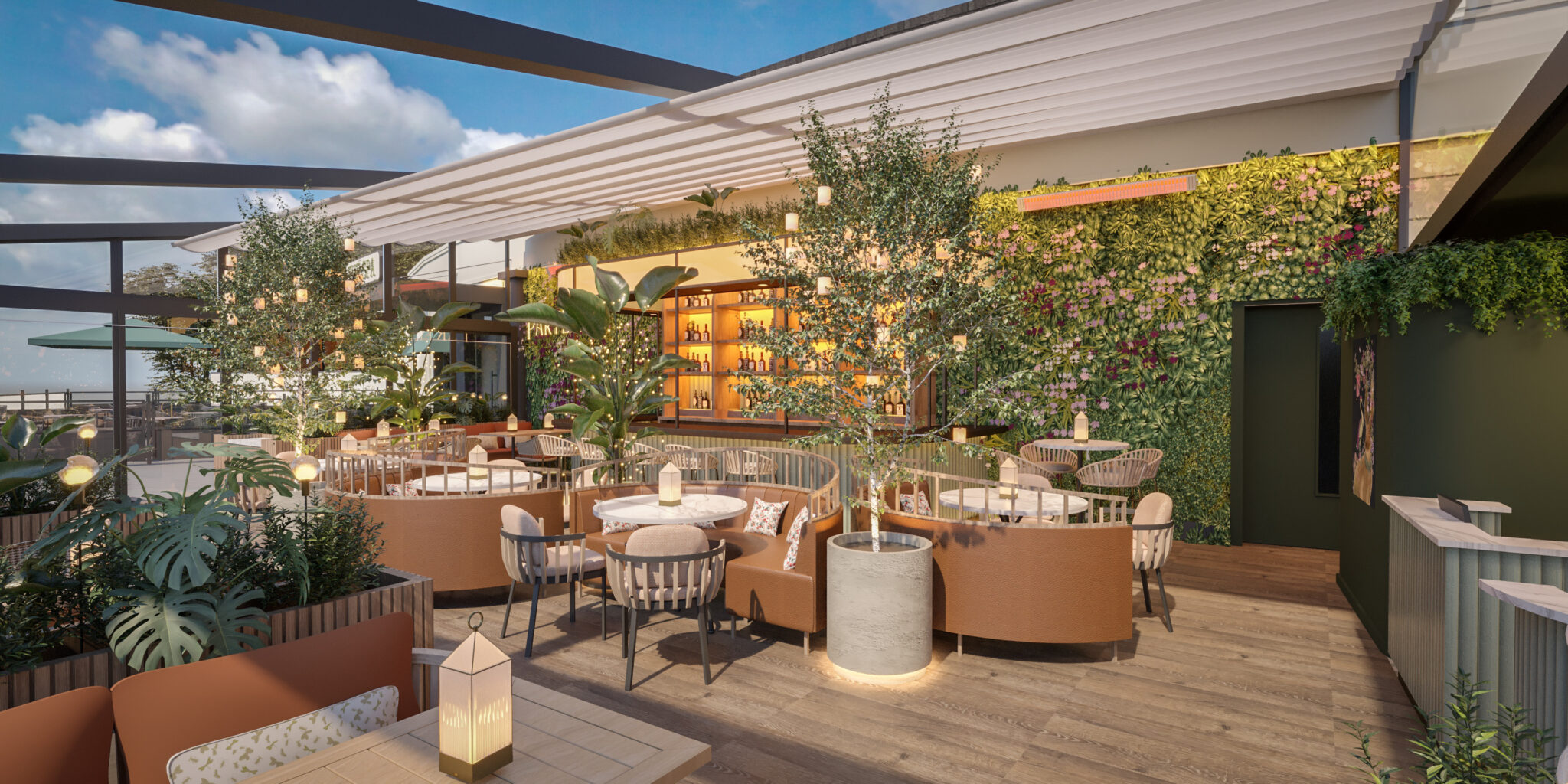 Parterre Garden Terrace Cocktail Bar | Johnstown Estate Hotel